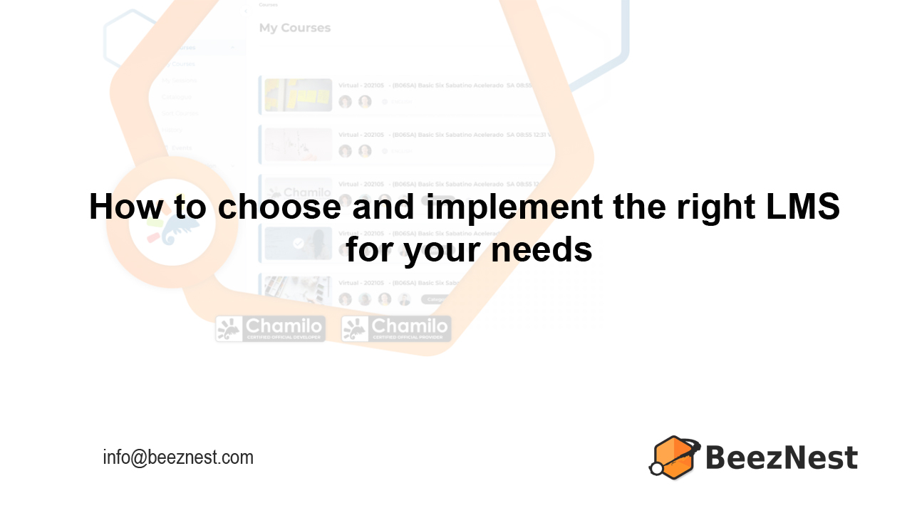 Chamilo LMS: Qué es, para qué sirve y por qué es la mejor opción en educación E-learning | BeezNest